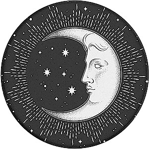 ​​​​PopSockets: Phone Grip with Expanding Kickstand, Pop Socket for Phone - Moon Man