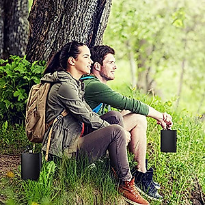 GADIEDIE Flasks 2Pcs Hip Flasks for Liquor for Men 8Oz Matte Black Stainless Steel Leakproof and Funnel,with Never-Lose Metal Cap, Drinking Flasks for Wedding Party Gift Outdoor Activities