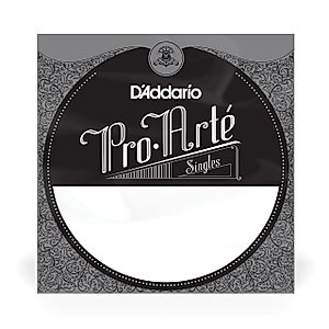 D'Addario J4506 Pro-Arte Nylon Classical Guitar Single String, Normal Tension, Sixth String