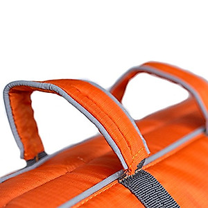 Outward Hound Granby Splash Orange Dog Life Jacket, Medium