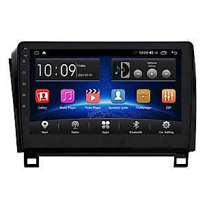 YULU Android 10 Car Stereo Head Unit for Toyota Tundra 2007 to 2013 and Sequoia 2008 to 2018 Car Radio GPS Navigation Multimedia Player with Carplay/Bluetooth