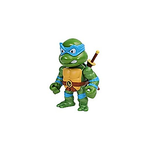 Jada Toys Teenage Mutant Ninja Turtles 4 Leonardo Die-cast Figure, Toys for Kids and Adults, Blue