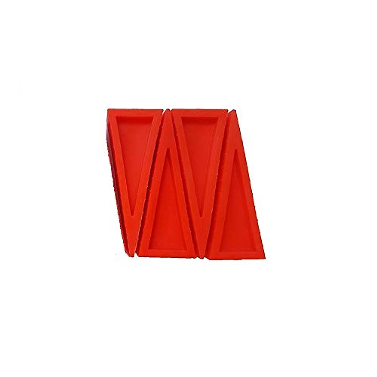 LINE2design Firefighter Door Stopper Safety Combo Wedge Pack Door Stop Loose Sprinkler Stops Safety Wedges Doors Opener (Pack of 4, Red)