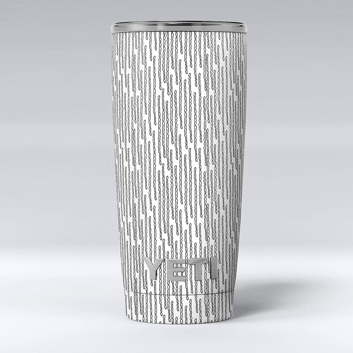 Design Skinz Slate Black Forms Under Microscope - Skin Decal Vinyl Wrap Kit Compatible with The Yeti Rambler Cooler Tumbler Cups