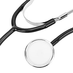 Plug in Echoscope, Non Impurities Rubber and Steel Firm Connection Suitable Elasticity Stethoscope Good Listening Effect Proper Hardness for Home Use