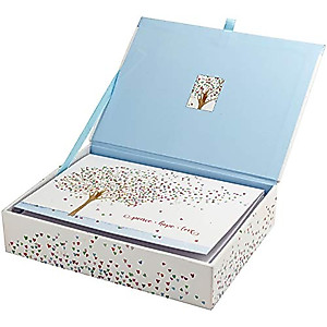 Festive Tree of Hearts Deluxe Boxed Holiday Cards (Christmas Cards, Greeting Cards)