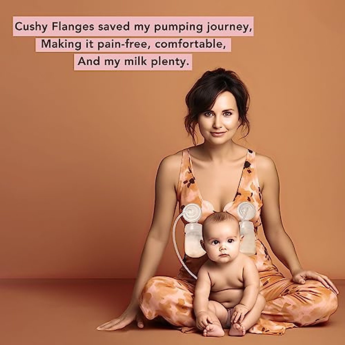 Cushy Silicone Flanges, Idaho Jones - Pack of 2, 21mm - Compatible with Spectra - Lightweight and Comfortable - Gentle Pumping - Pump in Style Flanges