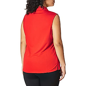 PGA TOUR Women's Airflux Sleeveless Golf Polo Shirt (Size X-Small-XX-Large), Lychee