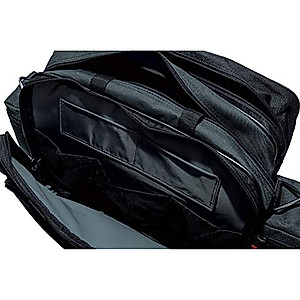 Hopkins Medical Products Rolling Med Bag with EZ-View: Waterproof, Ultimate Mobility for Healthcare Pros, 39.5" Handle, 16" x 3" x 12", Black