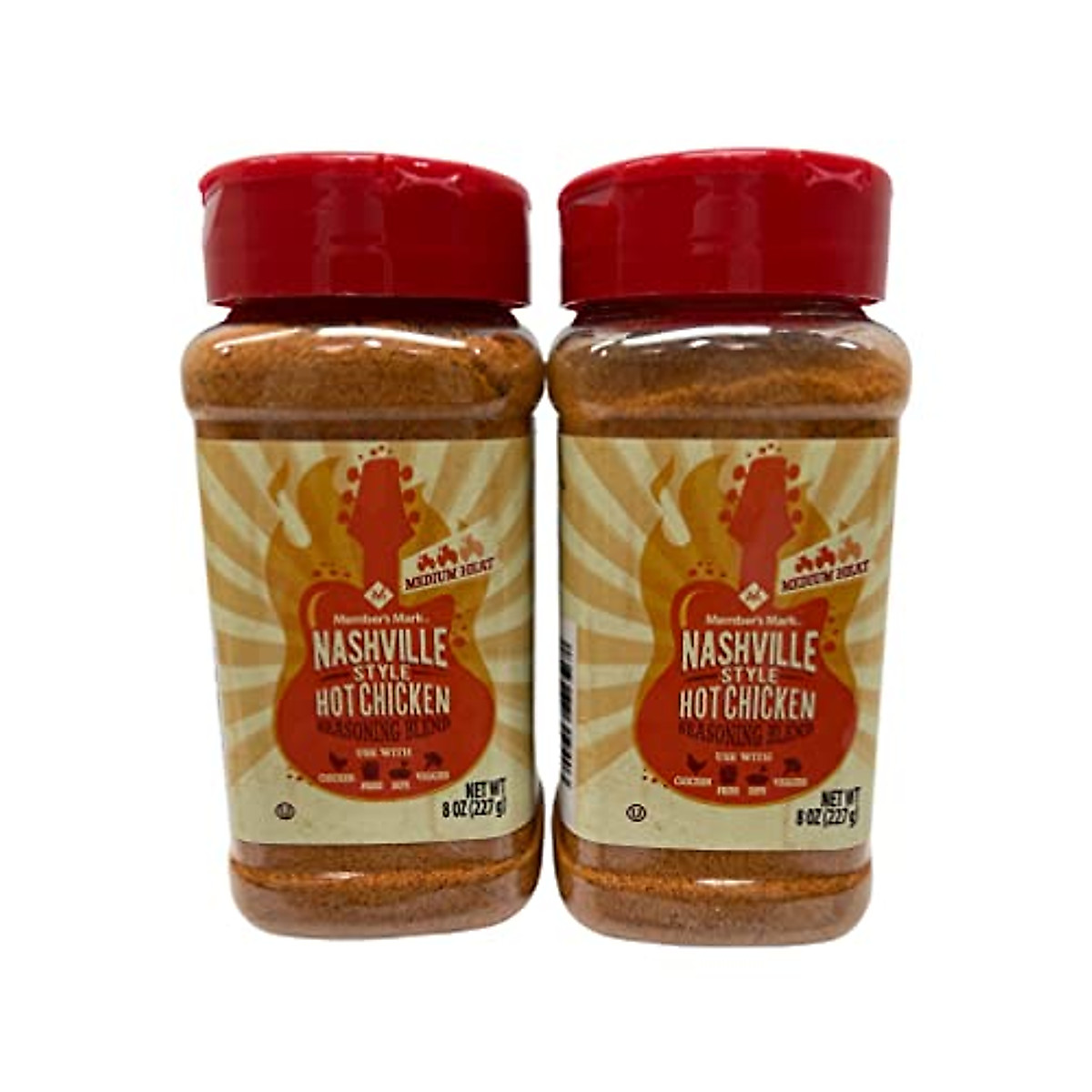Members Mark Nashville Style Hot Chicken Seasoning Blend Bundle with ThisNThat Recipe Card… (2 Count)