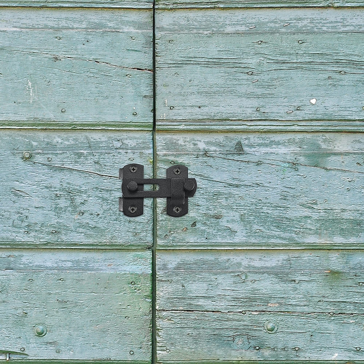 Lpraer 2 Pack 3 Inch Flip Latch Stainless Steel Gate Latches with Screws Bar Latch Safety Door Latch Bolt Lock for Gate Cabinet Fence Window (Black)