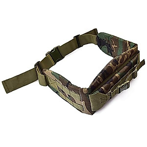 A.L.I.C.E Kidney Belt and Alice Kidney pad with Strap belt/tactical belt/Hip Belt/Kidney belt for framed rucksack LC-2/ALICE Pack woodland camo