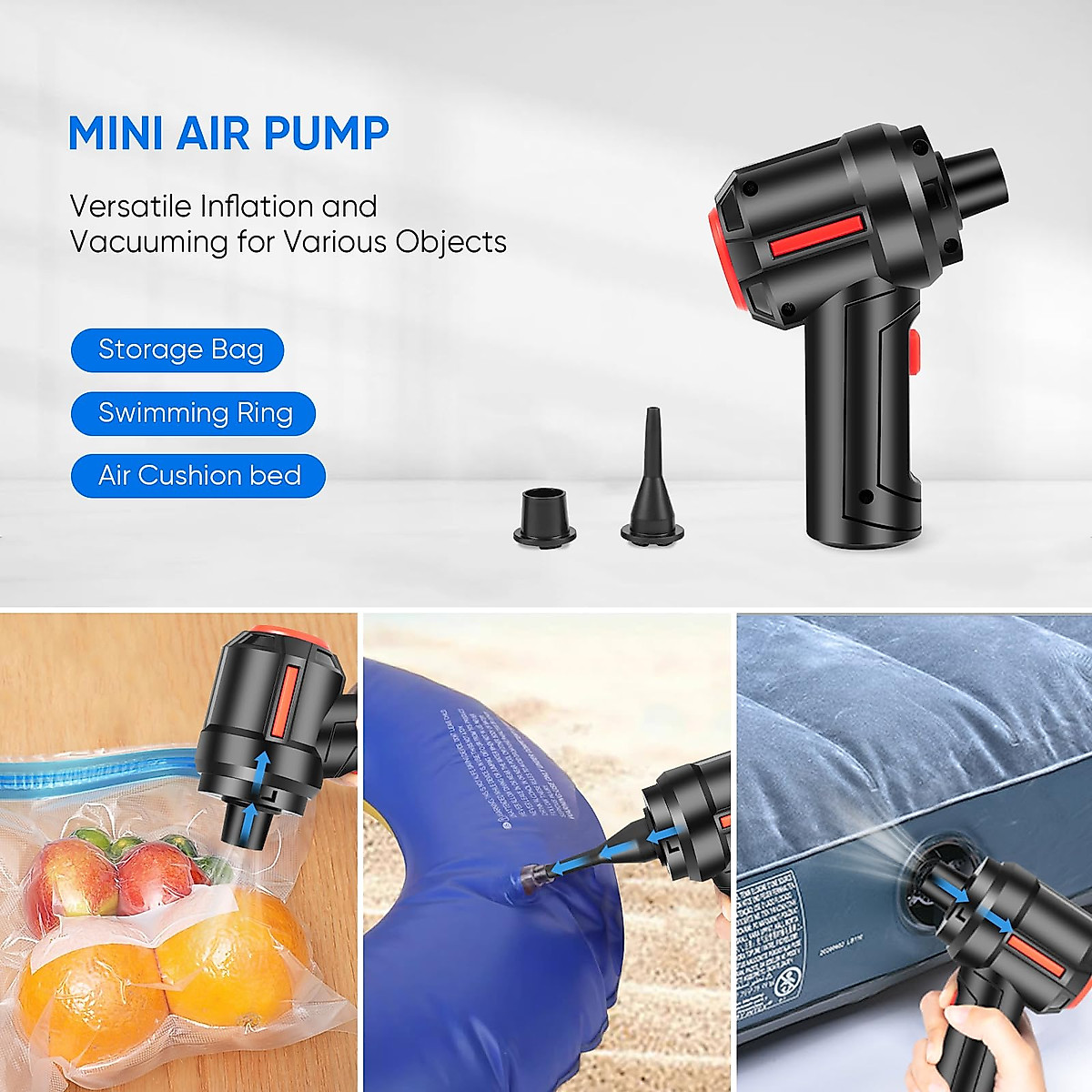 MIRAKLASS Electric Duster, Mini Vaccum, Wireless Handheld Car Vacuum Cleaner, Air Duster Vacuum, Computer Vacuum, Pc Vacuum, Wireless Car Vacuum, Auto Vacuum Cleaner for Car