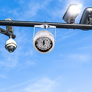 48 LED IR Lights,Intelligent Waterproof Infrared Night Vision Light for Security CCTV Camera,48-LED IR Light for Indoor or Outdoor Lights