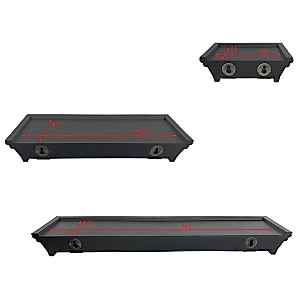 jomajo Floating Shelves for Room Decor, Shelves for Wall Storage, Wall Mounted Shelf for Plants,Books, Small Wall Shelves for Bedroom，Bathroom，Living Room，Kitchen（Black Set of 5）