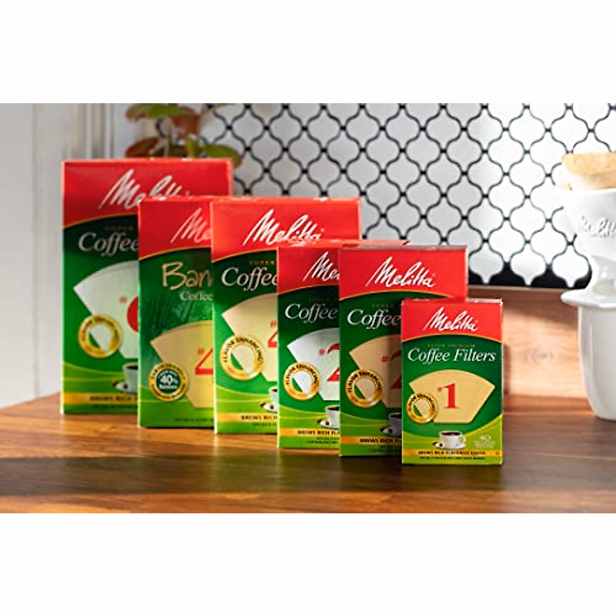 Melitta 624102#4 White Coffee Filters 100 Count