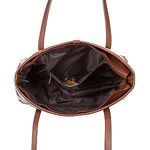 Signare Tapestry Shoulder Bag for Woman Travel or Work Tote Bags for Women In Running Animal Horse Design|COLL-RHOR