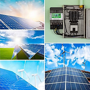 EpRec 30A 12V 24V PWM Solar Charge Controller Lithium Battery Charge Controller Compatible with Lead Acid/ Lithium-ion/ Lithium Iron Phosphate Battery
