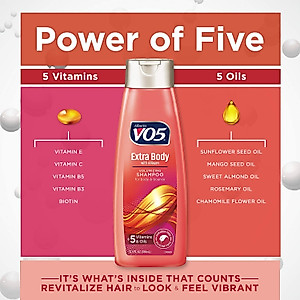 VO5 Extra Body Volumizing Shampoo Unisex 12.5 oz (Pack of 3)