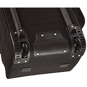 Amazon Basics Soft-Sided Golf Club Travel Bag Case With Wheels - 50 x 13 x 15 Inches, Black