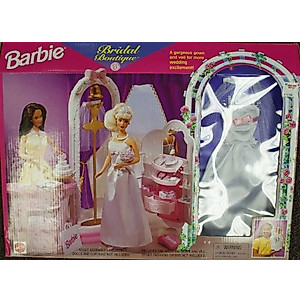 Mattel Barbie Bridal Boutique Store Set with Wedding Dress Play Set