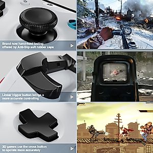 Usergaing Xbox Controller Wireless Fits for Xbox Series X/S/Xbox One/Xbox One S/One X/One Elite/Windows 7/8/10/, Wireless PC Gamepad with Audio Jack-White