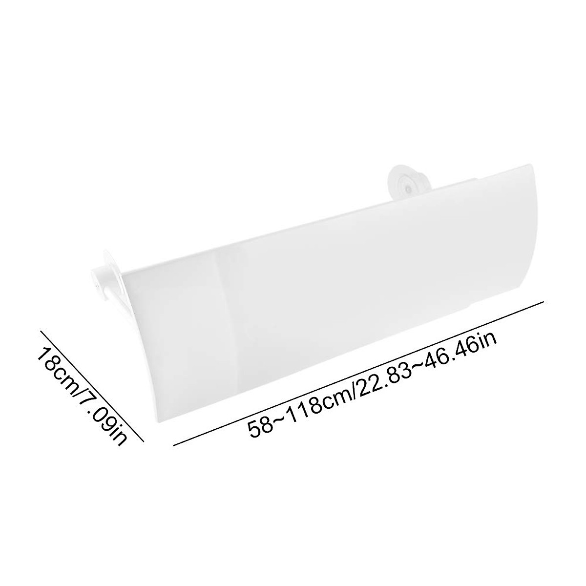 Outlet Air Wing, Air Diverter Cover, Air Conditioner Wind Deflector Air Cover Anti Direct Blowing Adjustable Scalable Baffle