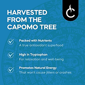 Tattva's Herbs Cafe Capomo Coffee Alternative, Classic Dark Roast Coffee Substitute With Capomo Maya Nut, Caffeine Free & Acid Free - 11 oz.