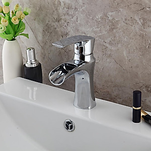 Bath Basin Faucet Brass Black Chrome Faucet Brush Nickel Sink Mixer Tap Vanity Hot Cold Water Bathroom Faucets,Chrome