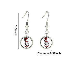 Cartoon Cute Anime Earrings Stud, Cartoon Ear Studs, Gift for Women, Men