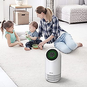 Afloia Air Purifier for Home Large Room H13 True HEPA Filter Air Cleaner with 24db Sleep Mode Remove 99.99% of Dust, Pet Dander, Pollen for Office, Bedroom, Fillo White