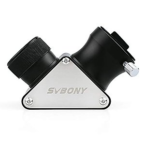 SVBONY 1.25 inches 90 Degree Dielectric Mirror Diagonal Fully Metal for Refracting Telescope Eyepiece Lens for Astronomical Visual Astrophotography