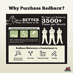 Redbarn All-Natural Large 12” Beef Collagen Sticks for Dogs - Long Lasting Low-Odor Alternative to Traditional Rawhide & Bully Sticks - Supports Healthy Joints, Skin, & Coat - 3 Pack