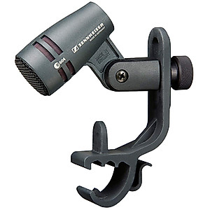 Sennheiser e 604 Drums and Brass Instruments Cardioid Microphone with Tripod Mic Stand & XLR Cable Bundle