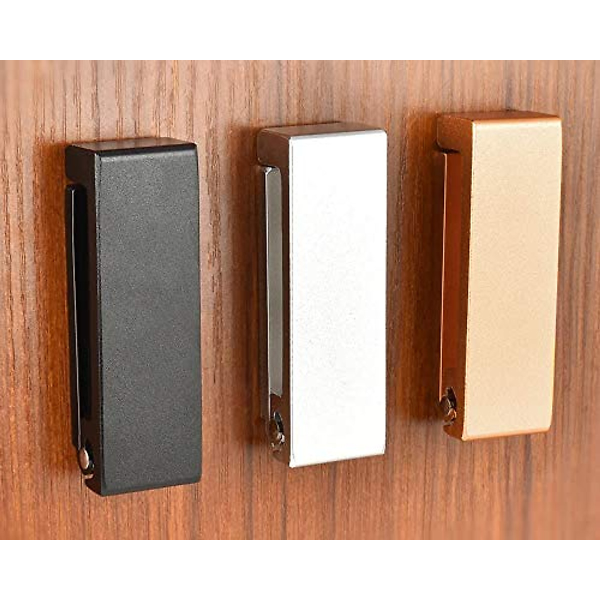 Aluminum Alloy Clothes Hook Coat Rack Single Hook Foldable Wall Mounted on The Wall & Door Black(Set of 3)