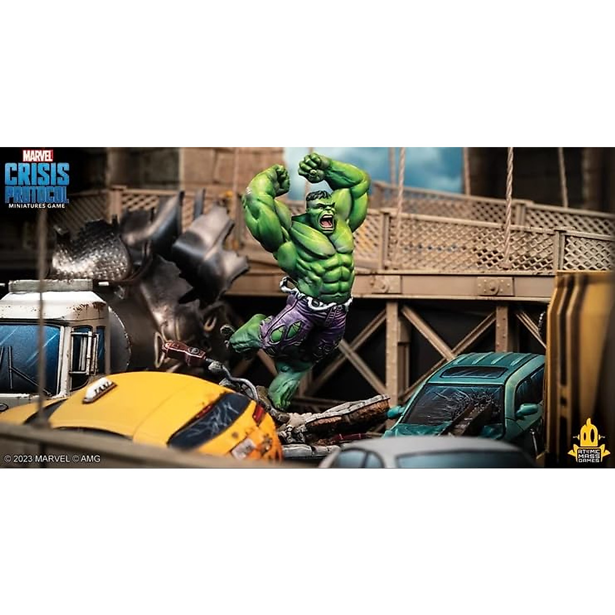 Atomic Mass Games Marvel: Crisis Protocol Immortal Hulk Character Pack - Unleash The Eternal Smash! Tabletop Superhero Game, Ages 14+, 2 Players, 90 Minute Playtime, Made