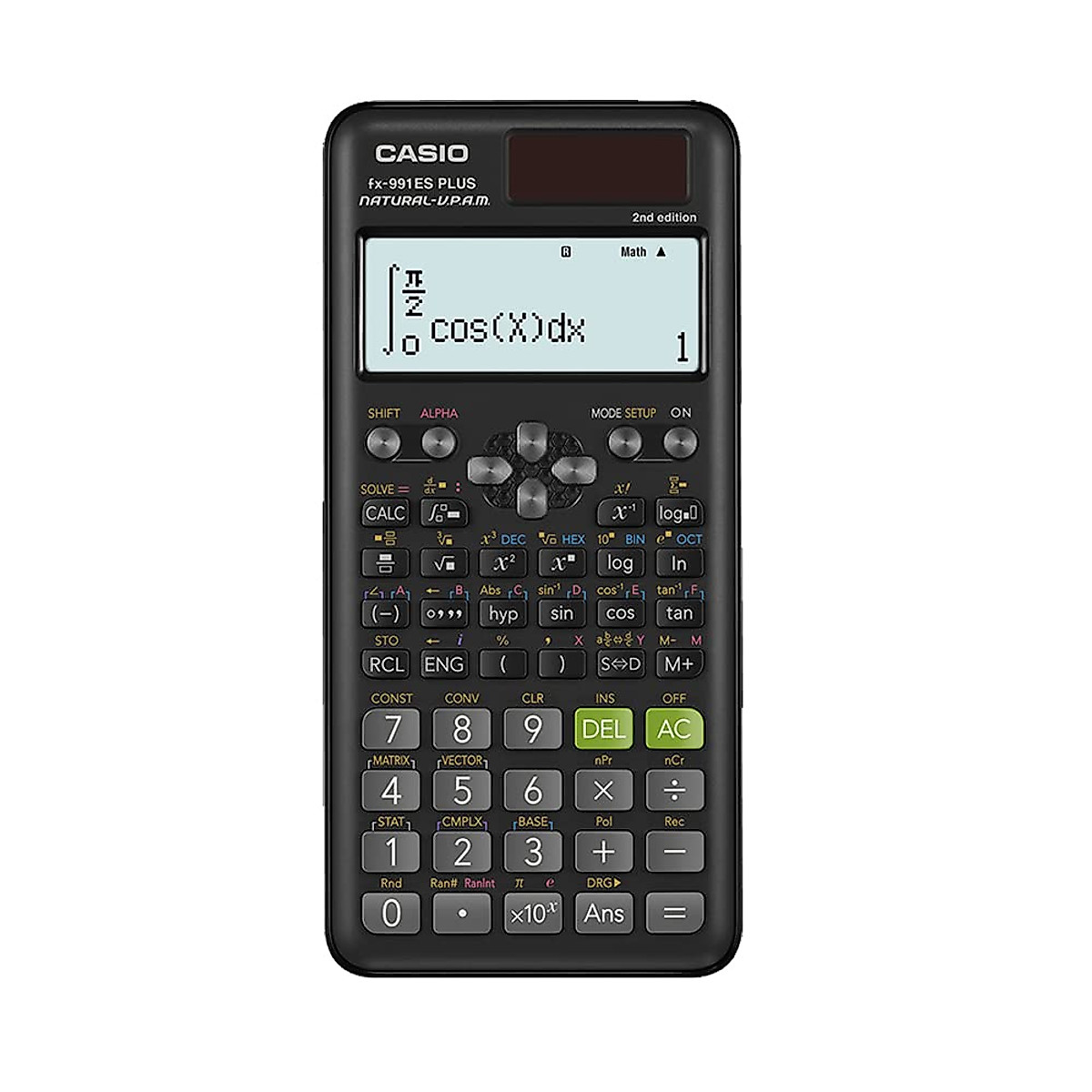 Casio fx-991ES Plus 2 Scientific Calculator with 417 Functions and Display, Natural