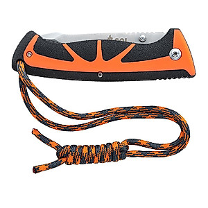 S.O.L. Survive Outdoors Longer Survival Stoke Folding Knife and Tinder Cord