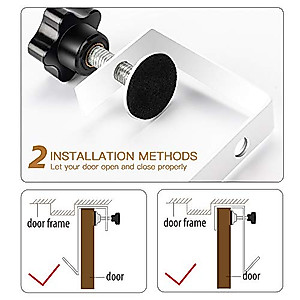 ULG Over The Door Shoe Organizer 22 Pockets Shoe Holder & 12 Mesh Pockets Hanging Shoe Holder Hanger Hanging Shoe Organizer with 3 Adjustable Metal Hooks