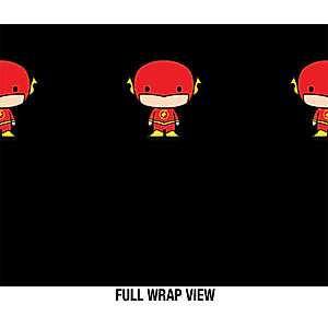 DC Flash - Flash OFFICIAL Flash Chibi 24 oz Insulated Canteen Water Bottle, Leak Resistant, Vacuum Insulated Stainless Steel with Loop Cap, Black