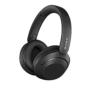 Sony WH-XB910N EXTRA BASS Noise Cancelling Headphones, Wireless Bluetooth Over the Ear Headset with Microphone and Alexa Voice Control, Black