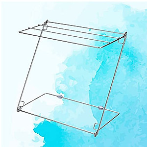 Alipis Folding Drying Rack Dish Kitchen Cleaning Folding Clothes Bathroom Rack Towel Holder Socks Accessories for Laundry Storage Steel Stainless Drying Foldable Racks Cloth