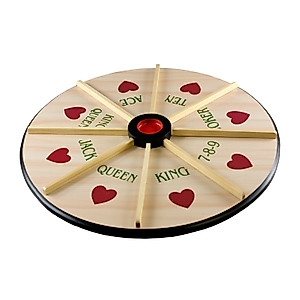 Sterling Games 15.5" Michigan Rummy Wooden Extra Large Game Board Reversible Double Sided Board