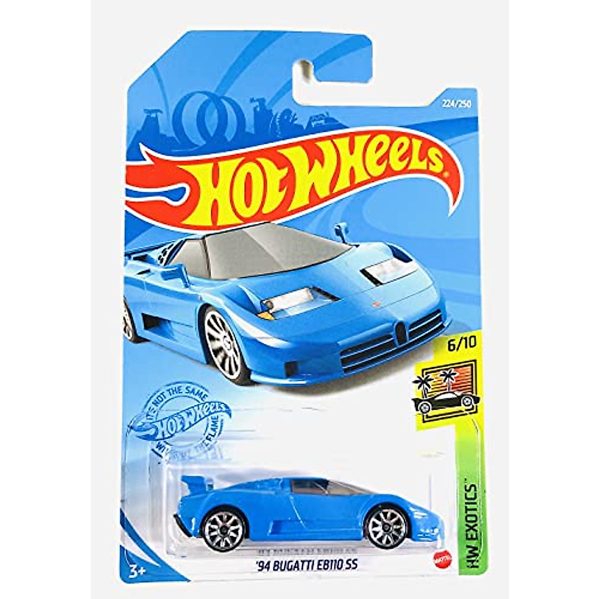 Hot Wheels 2021 - '94 Bugatti EB110 SS - HW Exotics - 6/10 - Blue