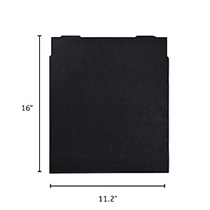 Nispira True HEPA Filter (Small) with 4 Pre-Carbon Filters Compatible with Whirlpool Whispure Air Purifier Models AP150 AP250 AP25030K APR25530L Compared to Part # 1183051 1183051K Small Filter. 1 Set