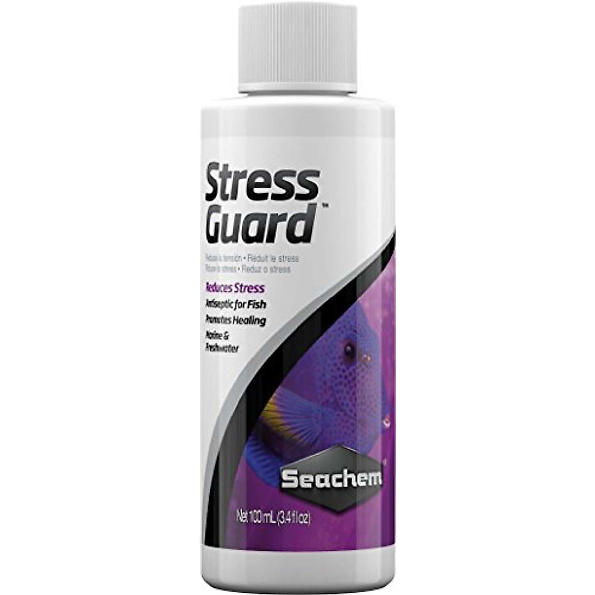 Seachem StressGuard Slime Coat Protection - Stress and Toxic Ammonia Reducer 100ml / 3.4 oz