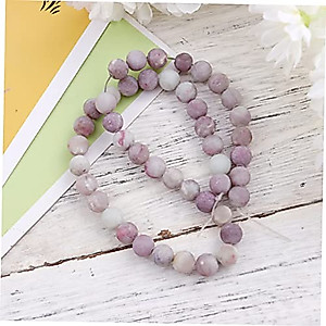 COHEALI 1 String Gemstone Bead Bracelet Loose Gemstones Round Beads Jewelery for Girl Bracelet Making Kit for Girl DIY Accessories Chokers for Jewelry Making Stone Beads Spacer Beads