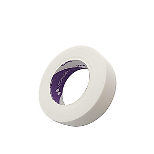 JOVISA JJ NICHIBAN Medical Grade Tape 24 Rolls | White Adhesive Eyelash Tape | Breathable for Eyelash Extension Supplies | 12mm x 7mm