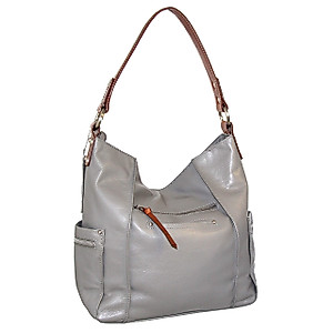 Alberta Leather Hobo (Stone)