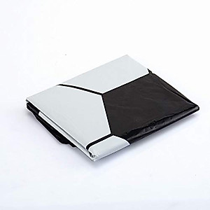 BinaryABC Soccer Balloons,Football Party Supplies,Foil Soccer Balloons,18 Inch,(10pcs)